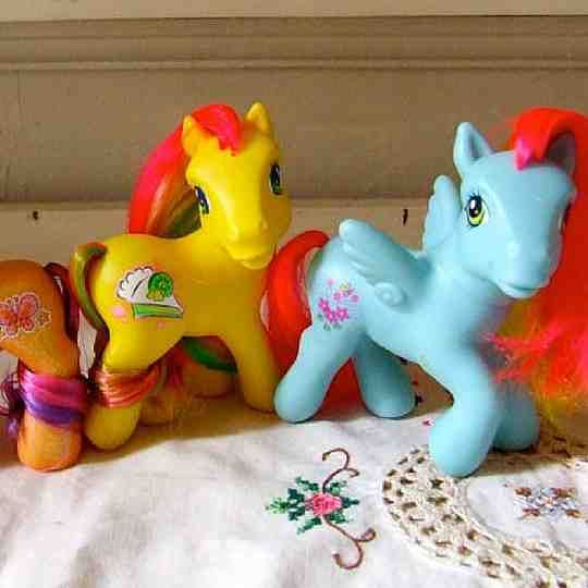 Die 1. Generation der Spielzeugserie „Mein kleines Pony“ ist immer noch ...